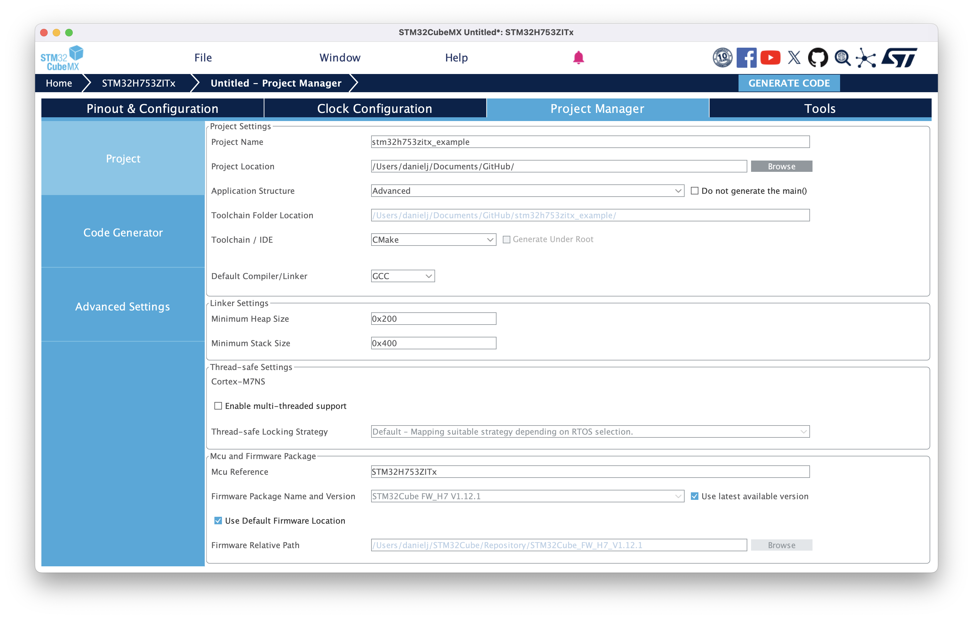 STM32 CLion & STM32CubeMX Developer Environment Setup